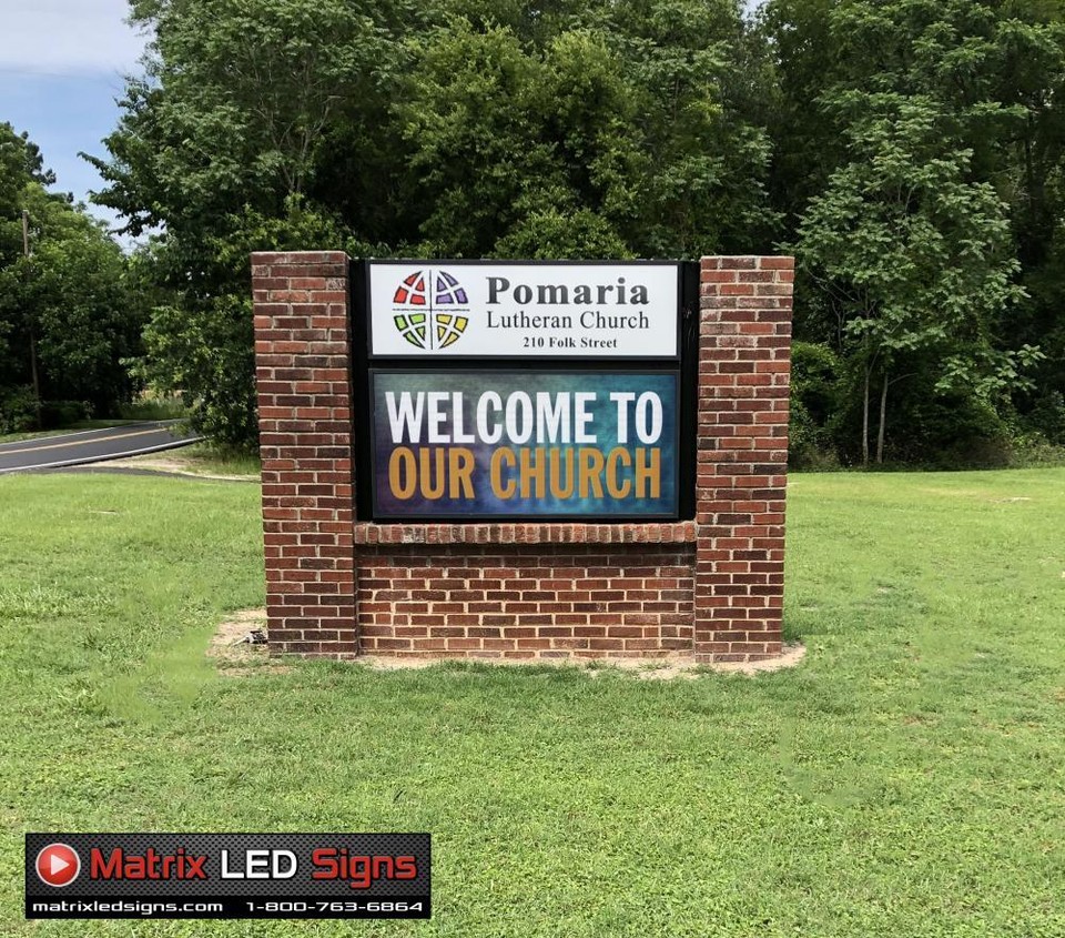 LED Sign Outdoor Full Color 2 Sided LED Programmable Message Digital ...