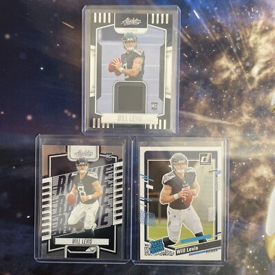 2023 Absolute Will Levis RC Patch ARM-28, Donruss Rated Rookie ...