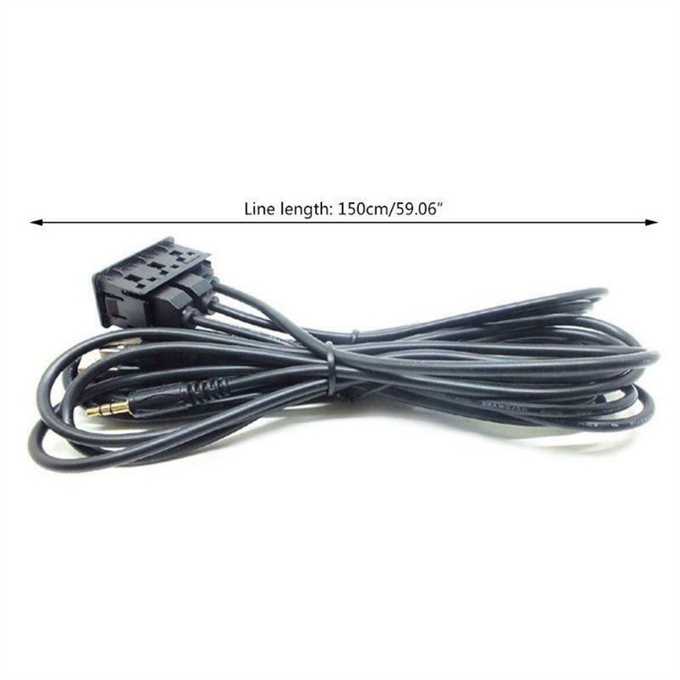 Car Dash Flush Mount Type C USB Dual Port AUX Extension Panel Cable ...