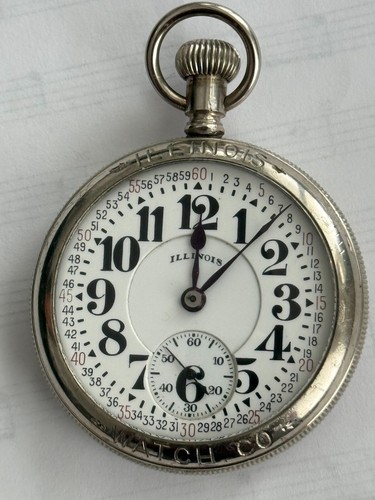 1915 ILLINOIicS 16 size 19 jewels Railroad Salesman sample Watch | eBay
