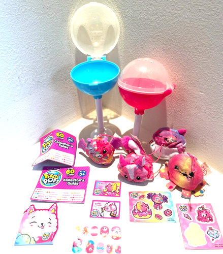 Lot 4 Pikmi Pops Style Series Vampy Bat Tulip Skunk Leap Frog Ultra ...