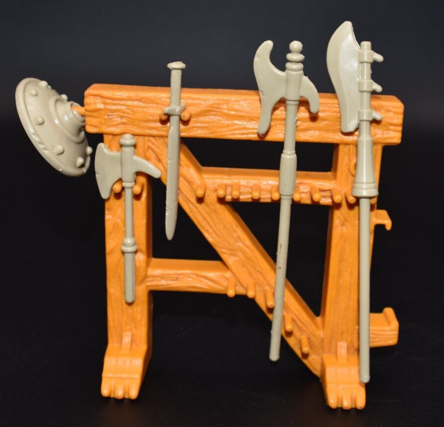 Vtg MOTU Castle Grayskull Weapons Rack ~ Masters of the Universe | eBay