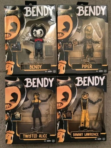 Bendy and the Ink Machine Twisted Alice Sammy Bendy Piper Set Jakks ...