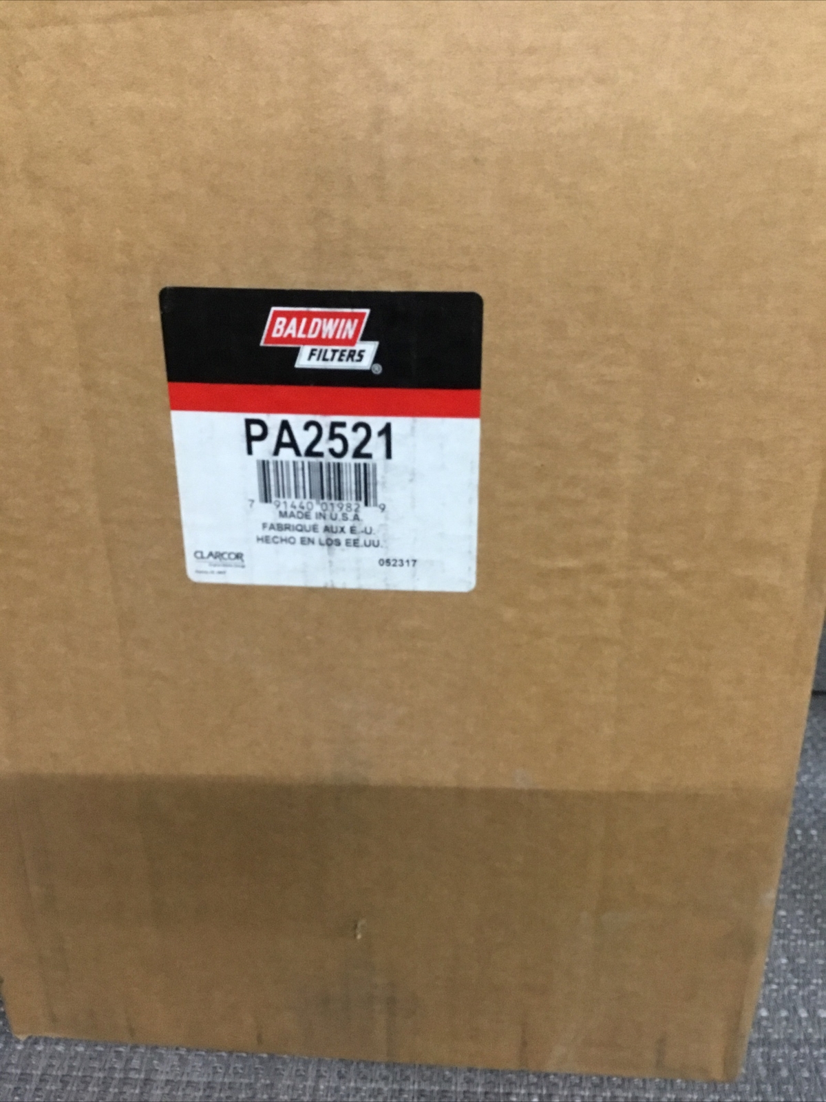 BALDWIN FILTERS PA2521 Outer Air Filter , Round, New In Box | eBay