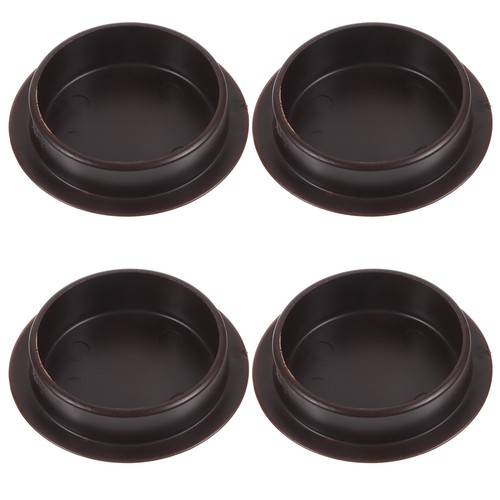 4 Pcs Furniture Wheel Caster Cups Round Felt Pad Casters Couch Foot ...