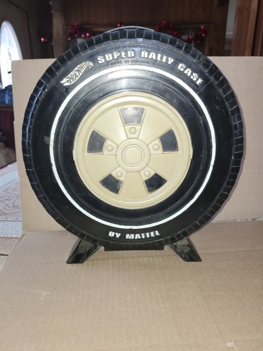 VTG Hot Wheels Super Rally Case 1968 Mattel Vintage Wheel Tire Car Case ...
