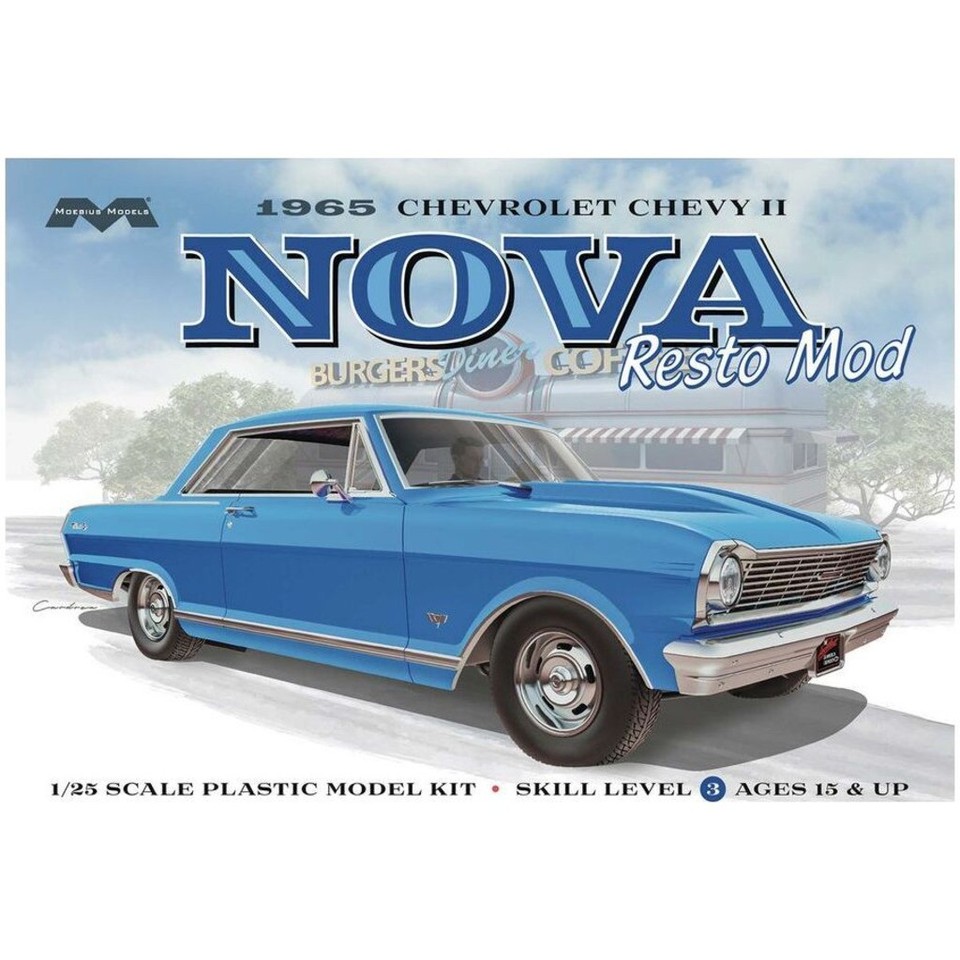 Moebius Models 2323 1965 Chevy II Nova Resto Mod Plastic Model Kit | eBay