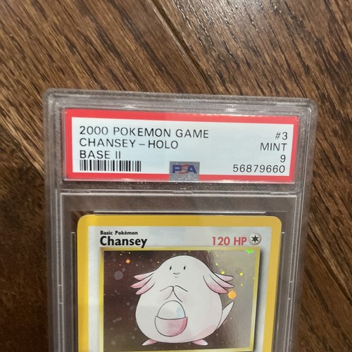 Pokemon Chansey Base Set 2 Holo Rare #3 PSA 9 Mint | eBay