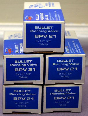 Lot of 5 Supco BPV21 Bullet Piercing Valve for 1/2" 5/8" Tubing (B11 ...