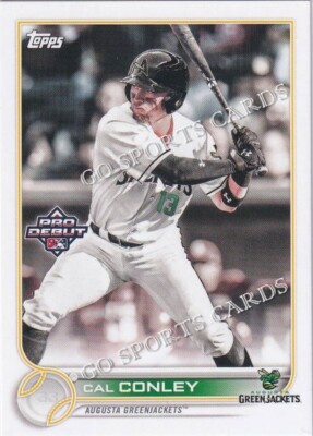 2022 Topps Pro Debut Cal Conley PD-195 Augusta Greenjackets Braves | eBay