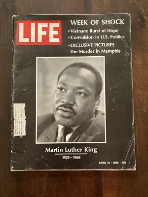 Vintage MLK Life Magazine April 12, 1968 Martin Luther King Jr | eBay