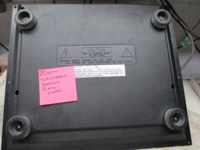 SCOTT Turntable Bottom Cover with Feet / Legs | eBay