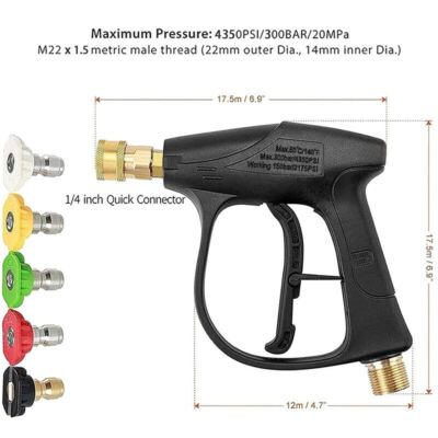 FOR KARCHER PRESSURE WASHER SHORT TRIGGER GUN LANCE K SERIES FITMENT ...
