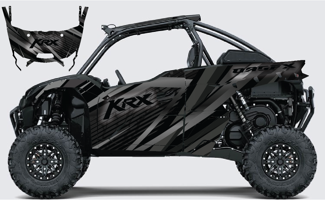 2019 - 2023 Kawasaki Teryx KRX 1000 Graphic Kit Pro Edition D62-1 Black ...