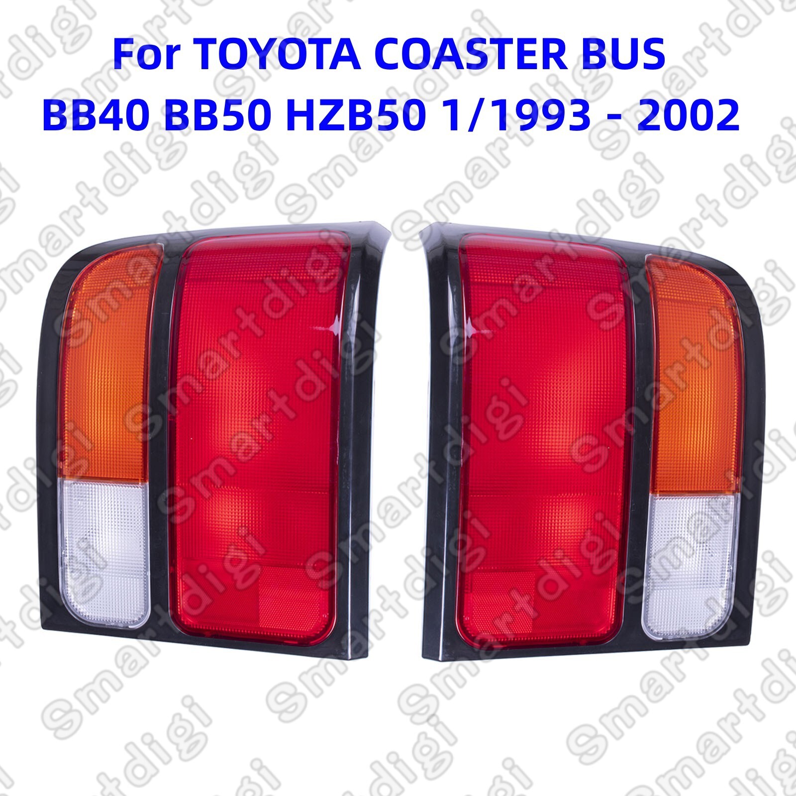 PAIR TAIL LIGHT LH+RH for 1993 - 2002 TOYOTA COASTER BUS BB40 50 HZB50 ...