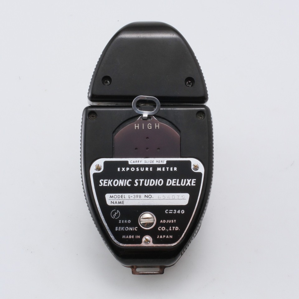 SEKONIC L-398 Studio Deluxe Light Meter exposure meter Tested OK ...