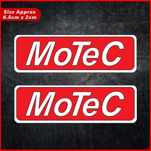X2 MOTEC RACING PERFORMANCE STICKER DRIFT MUSCLE CAR MOTOR MANCAVE ...