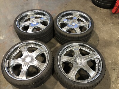 Lowenhart LD5 20” Chrome Alloy Wheels 5x112 3 Piece Mercedes Audi | eBay