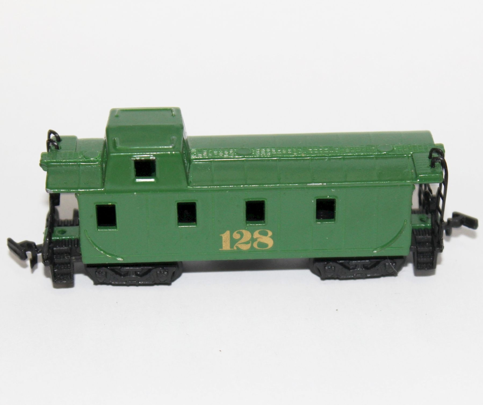Maisto N Scale Gauge Model Train 128 Green Black Caboose Diecast ...