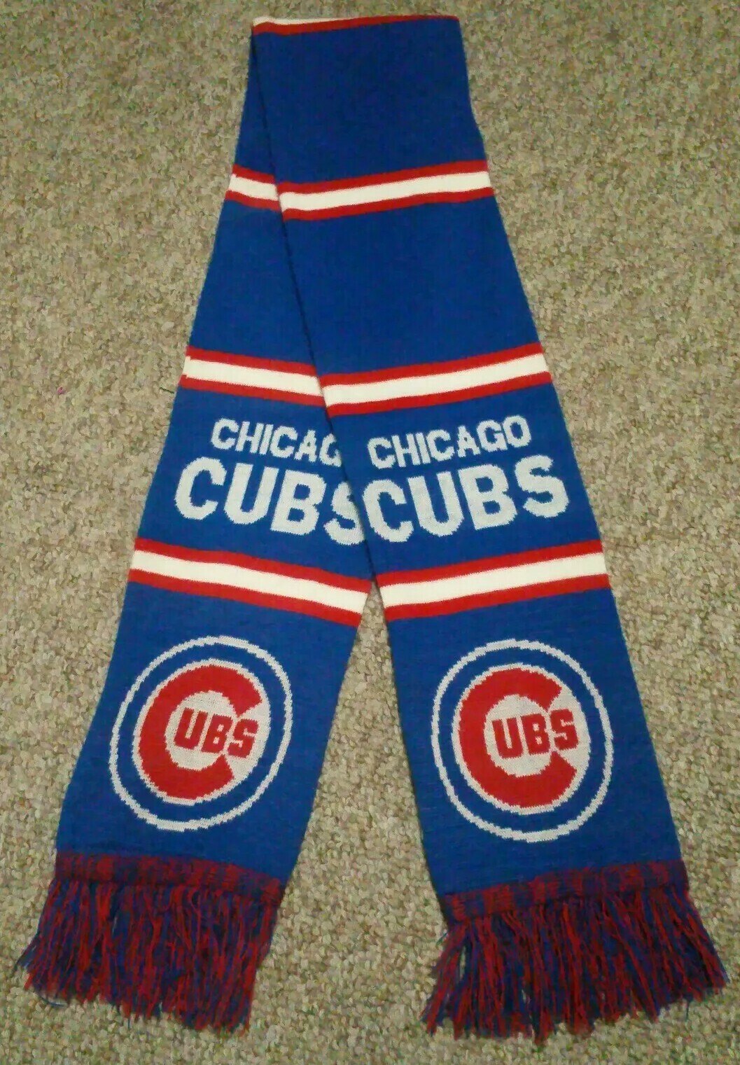 FOREVER COLLECTIBLES MLB CHICAGO CUBS WINTER SCARF 63" | eBay