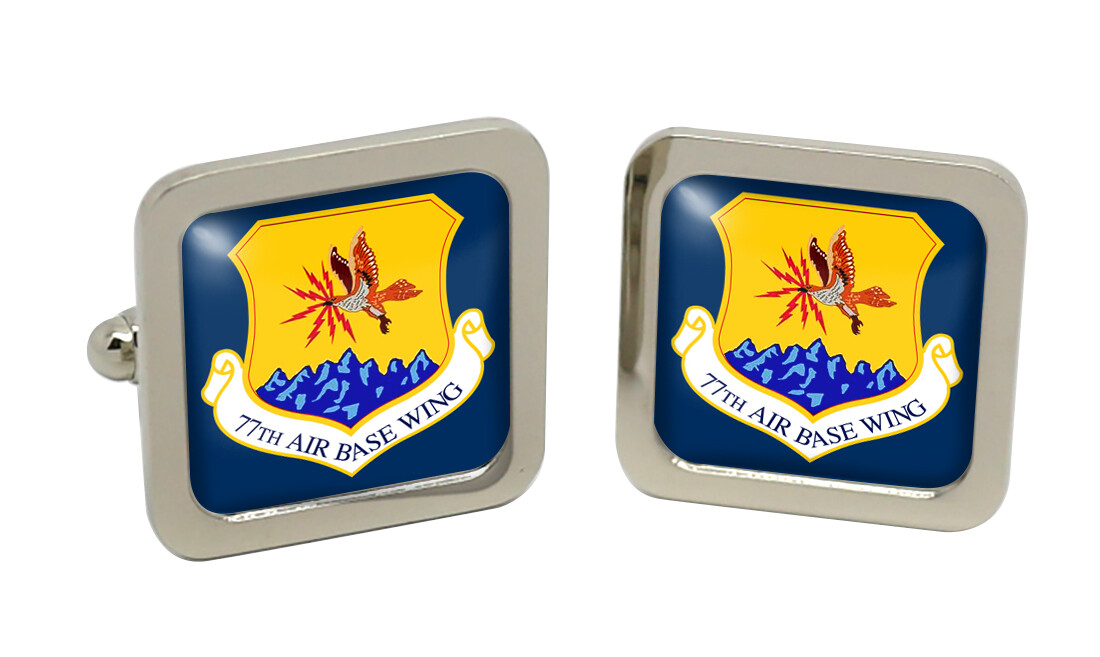 77th Air Base Wing USAF Square Cufflinks in Box | eBay UK