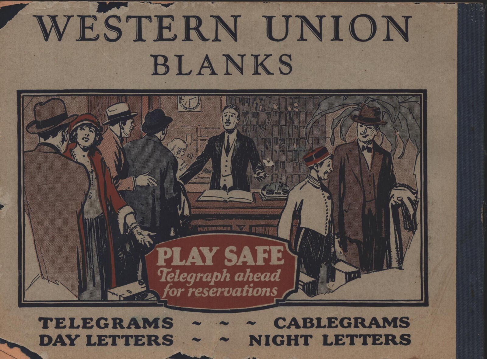 Western Union Blanks - 1930s-40s - Telegrams, Cablegrams, Day/Night ...