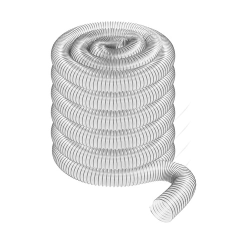 4" x 50’ Ultra Flex Clear Vue Heavy Duty PVC Dust Debris and Fume ...