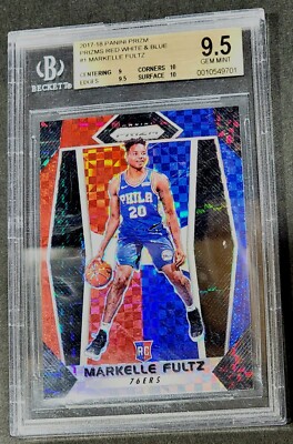 RC 2017-18 Prizm RWB Red White Blue Markelle Fultz BGS 9.5 Rookie | eBay