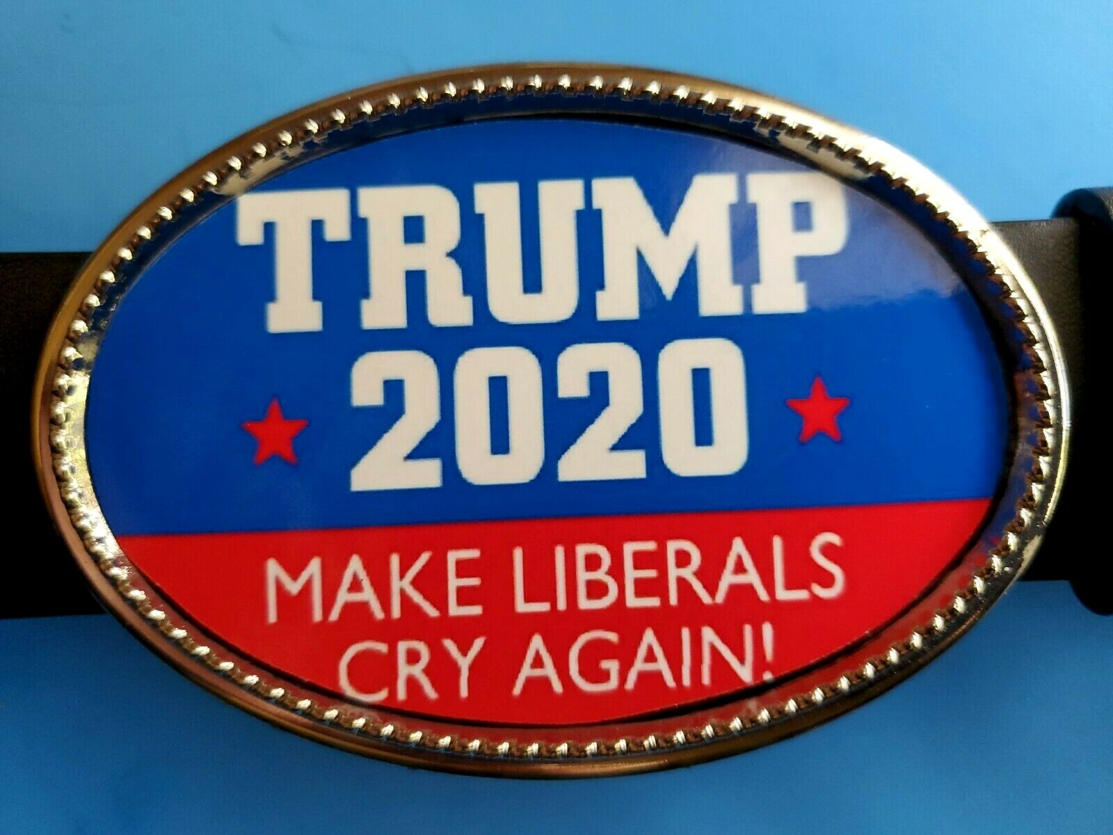 TRUMP 2020 Epoxy Belt Buckle MAKE LIBERALS CRY AGAIN NEW! | eBay