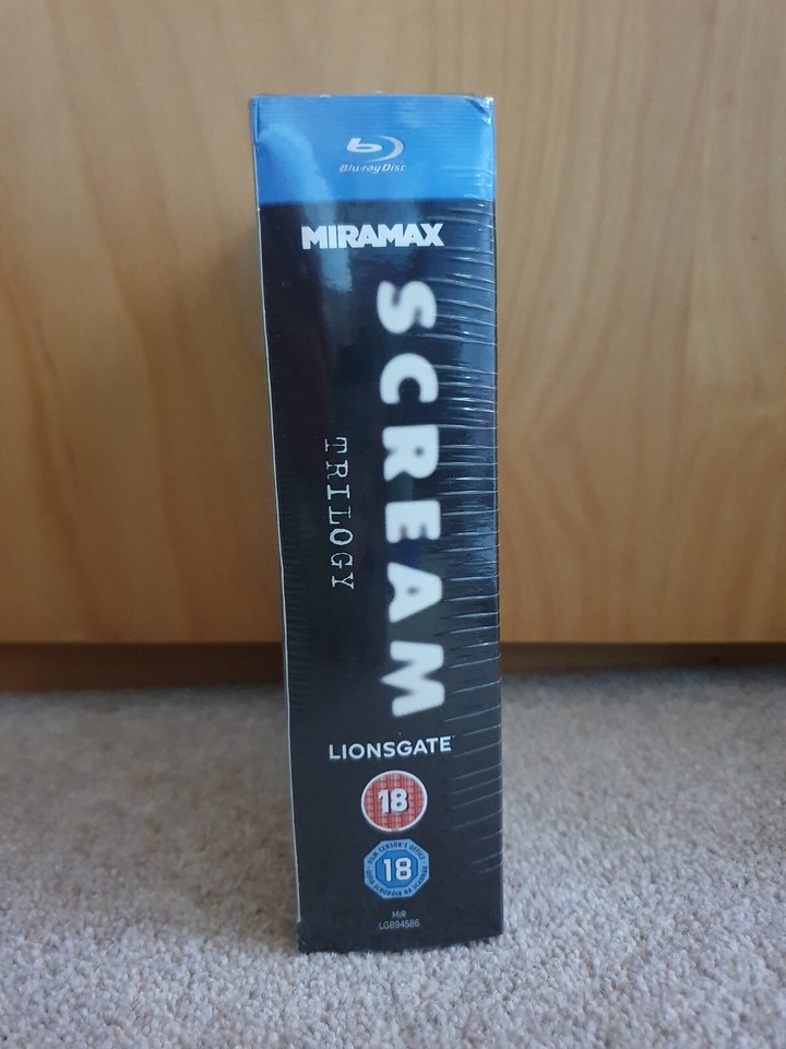 Scream Trilogy Box Set 1 2 3 and Scream 4 Scre4m Blu-Ray BRAND NEW AND ...