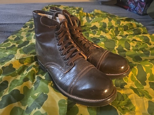 WW2 USMC Service Shoes/Boots SM Wholesale Size 10.5D Excellent ...
