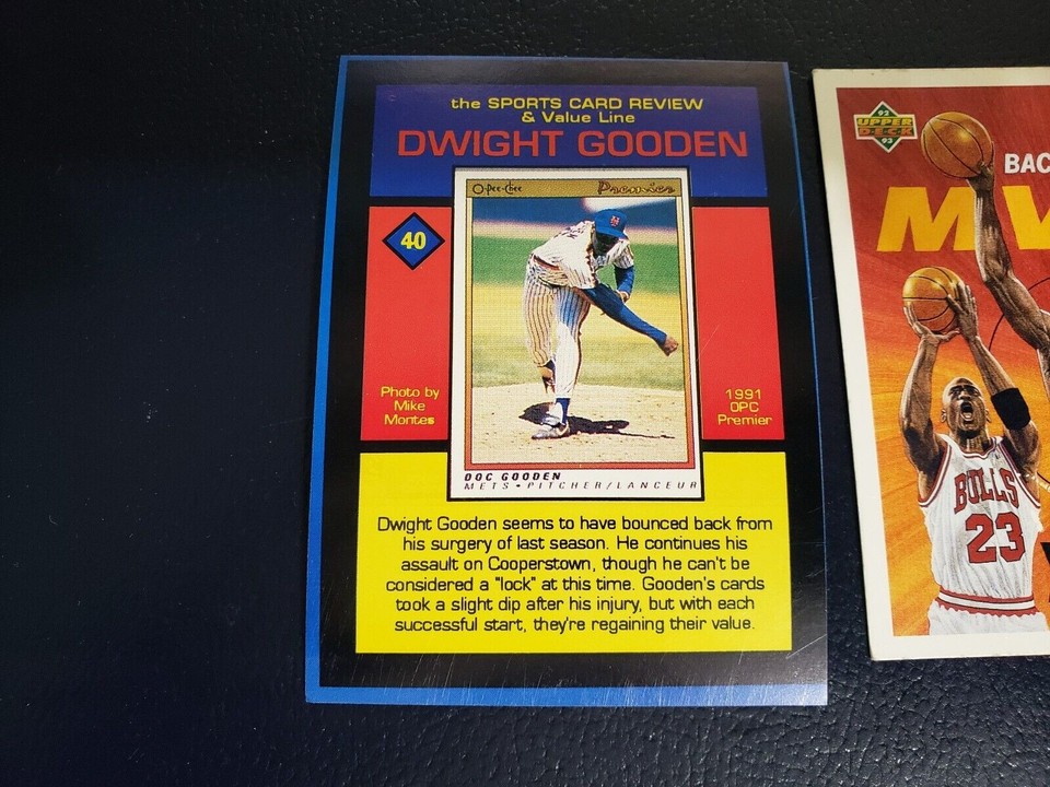 Dwight Gooden New York Mets 1992 Prime Pics Blue Border #40 RARE ...