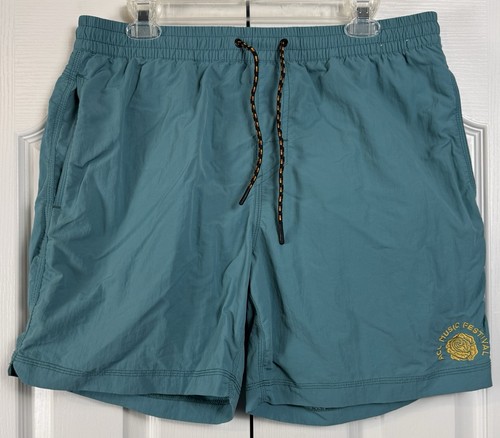 Howler Bros - Men's 7" Salado Shorts Aqua ACL Music Festival Yellow ...
