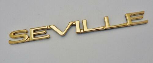 CADILLAC SEVILLE 24K GOLD SCRIPT EMBLEM | eBay