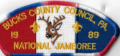 Bucks County Council, PA 1989 National Jamboree RWB Border [BLT-704] | eBay