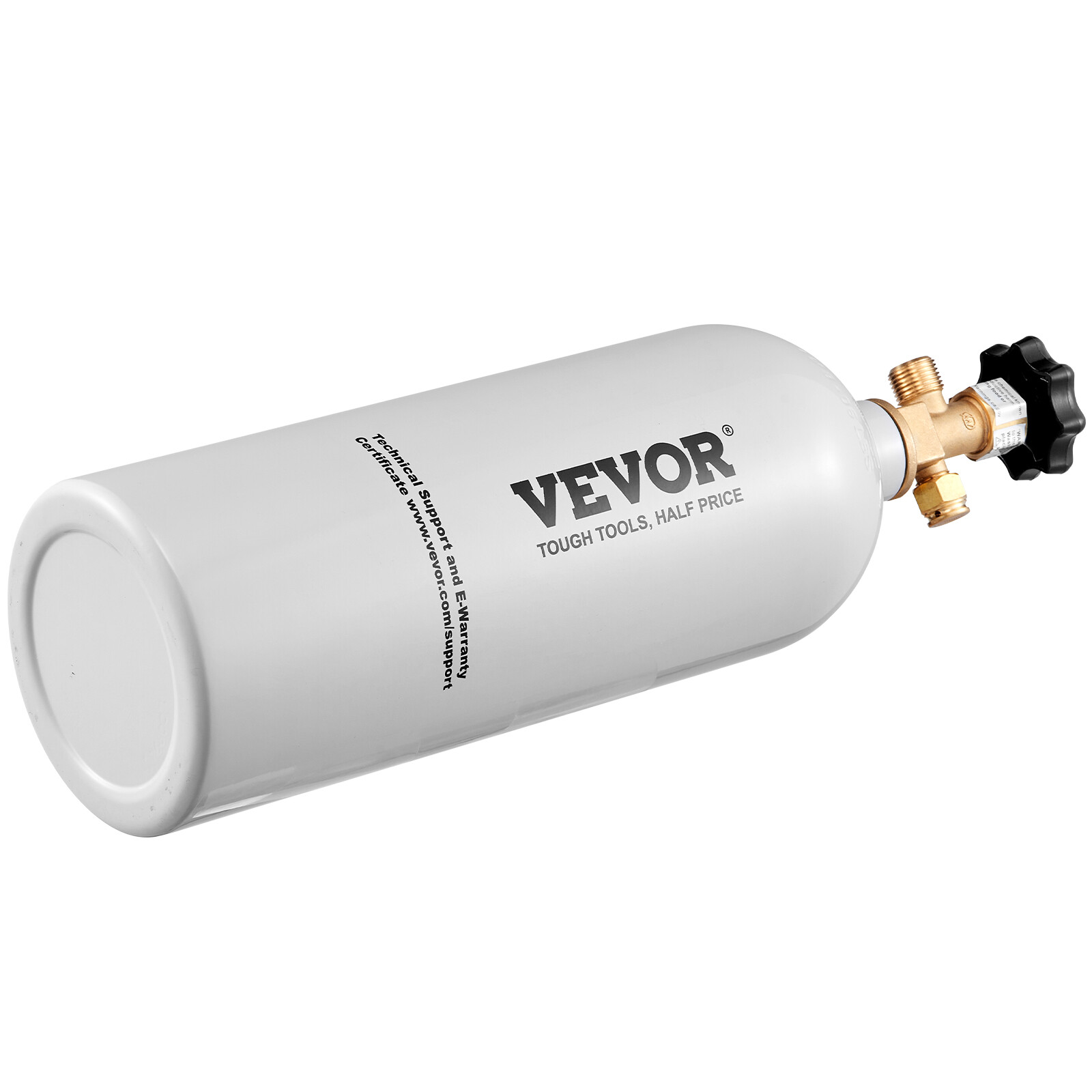VEVOR 5 Lbs CO2 Tank Aluminum Gas Cylinder with CGA320 Valve For Draft ...