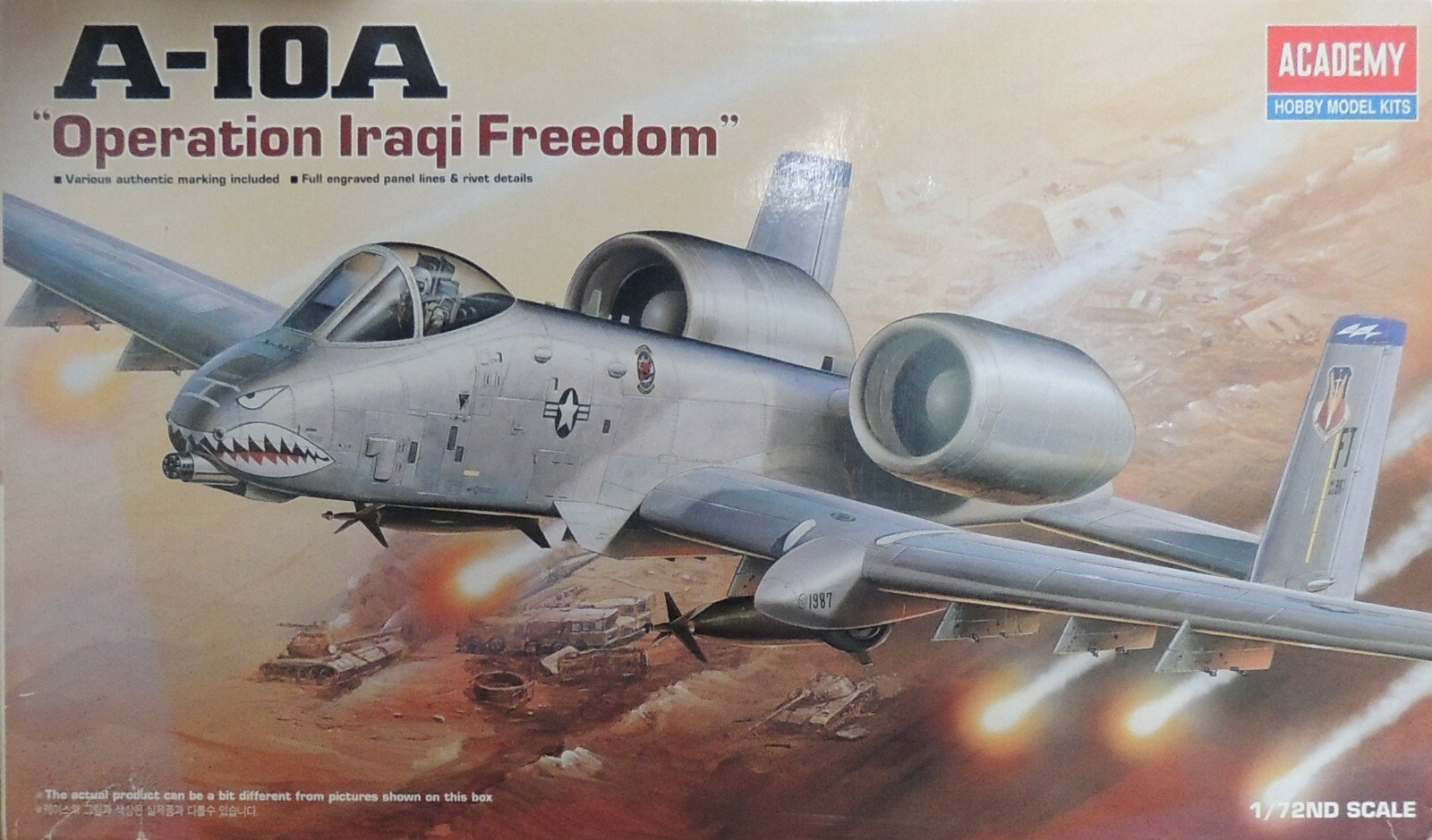 ACADEMY ACD12402 A-10A OPERATION IRAQI FREEDOM KIT 1 72 MODELLINO MODEL ...