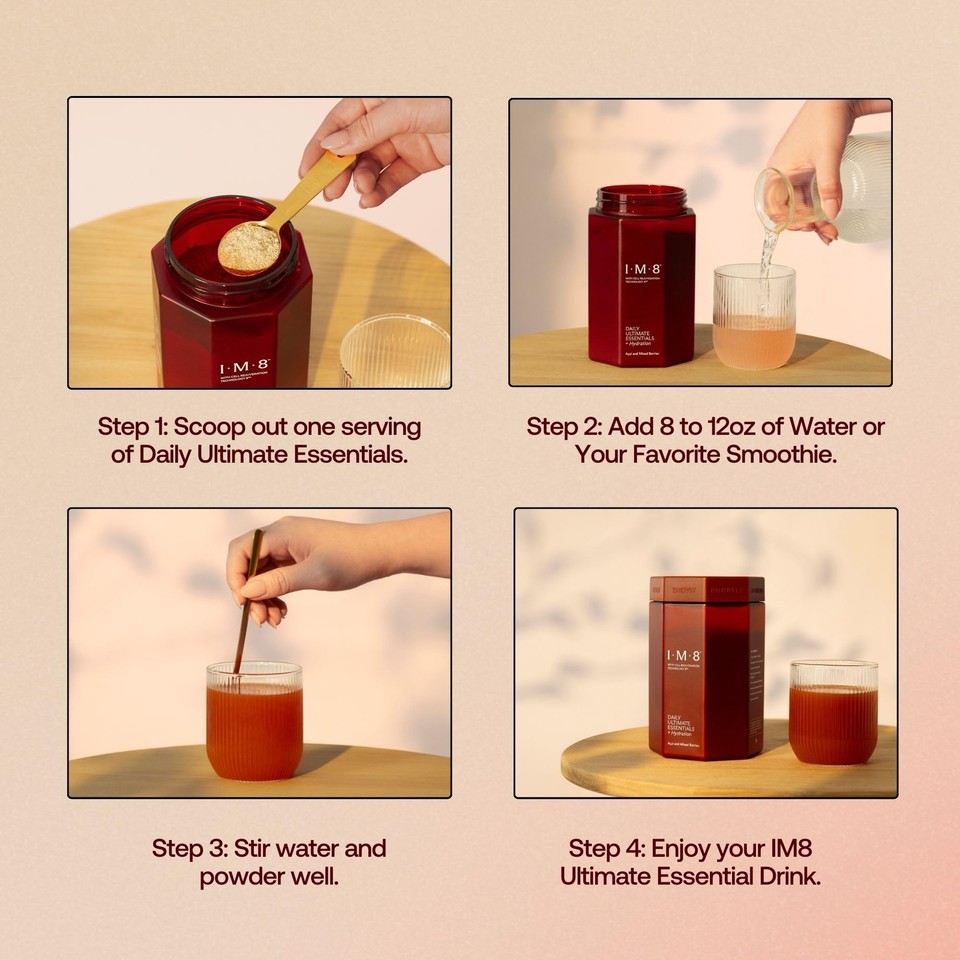 IM8 Daily Ultimate Essentials All-in-One Multivitamin Supplement 30 ...