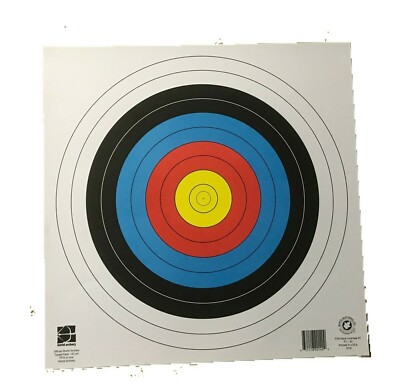 3 PK Archery 4 COLOR TARGET FACE 60 CM 26X26 #1576 Bow & Arrow TARGETS ...