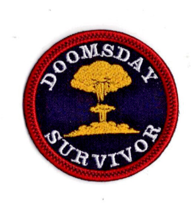 Doomsday Survivor Patch Iron On Patch Apocalypse Prepper Patch | eBay