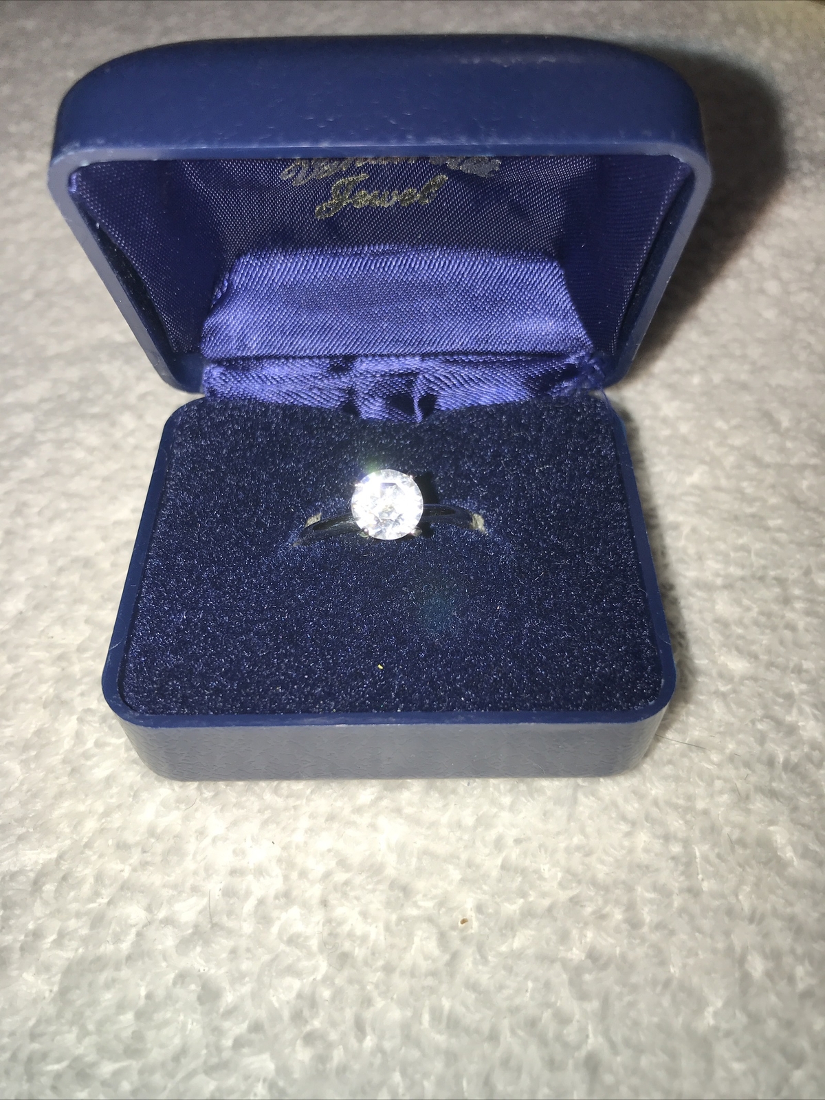 The 1980’s Vanderbilt Jewel (cubic zirconia) solitaire ring by Uncas ...