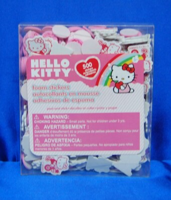 Hello Kitty Stickers Hello Kitty Flowers Bees Apples Trees Foam Sticker ...