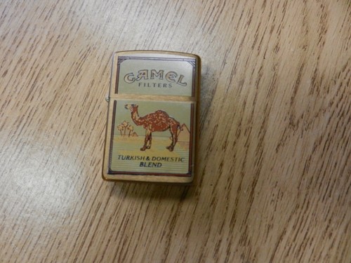 1995 Zippo Camel Turkish Domestic Blend Brass Lighter Unfired Orange ...
