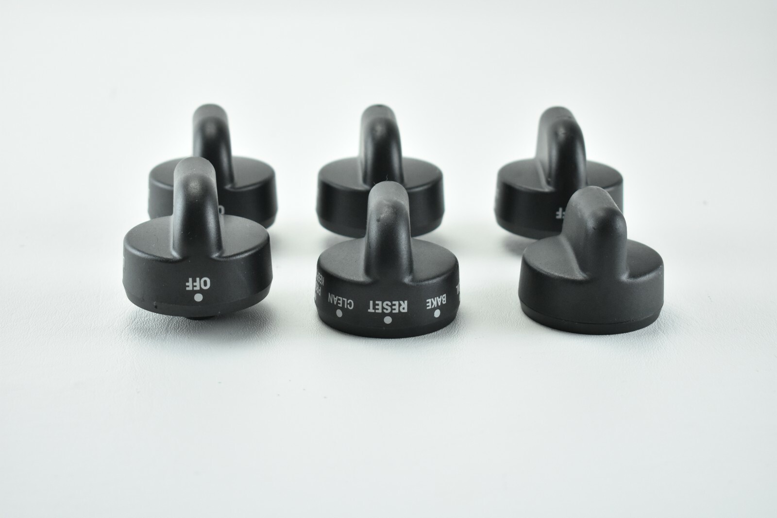 Genuine KITCHENAID Built-In Oven, Knobs Set of 6 # 4454970 4455115 ...