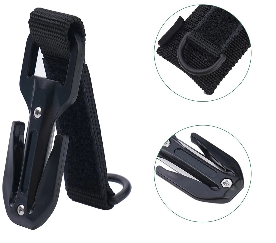 Scuba Dive Z Knife Underwater Line Cutter Cut Tool with Case & Extra ...
