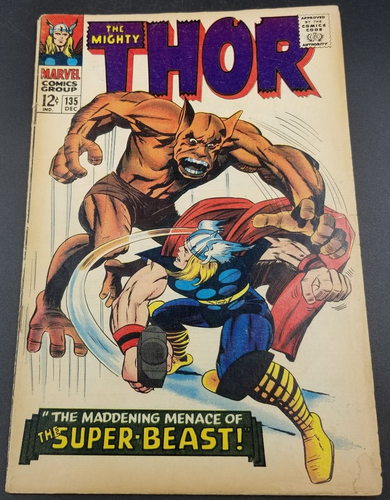 Mighty Thor #135 1966 High Evolutionary Appearance Marvel Mid Grade | eBay