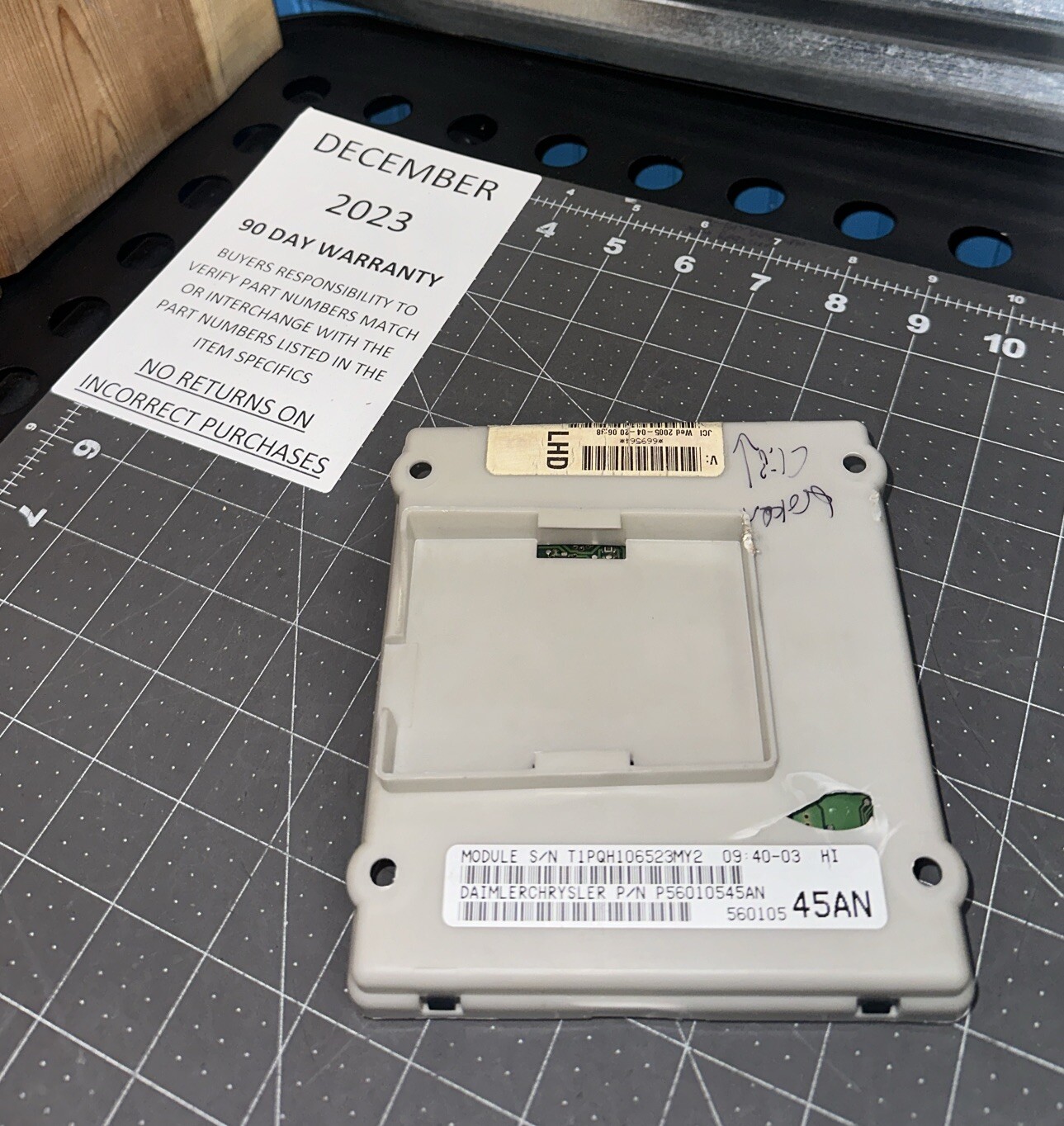 2005 Jeep Liberty Body Control Module P56010545AN Broken Clip See ...