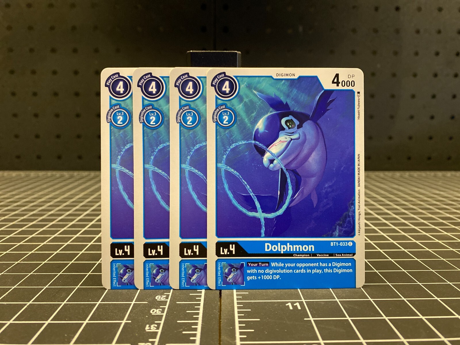 Digimon TCG New Evolution | Dolphmon BT1-033 x 4 - NM | eBay