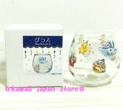 Pokemon Center Original Glass Cup with Box CHRISTMAS IN THE SEA 2021 | eBay