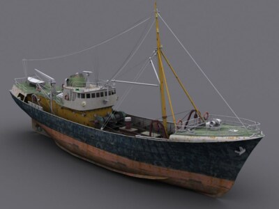 Trawler Navena 1/32 Scale Model Boat Ship Plans and Templates 41" | eBay